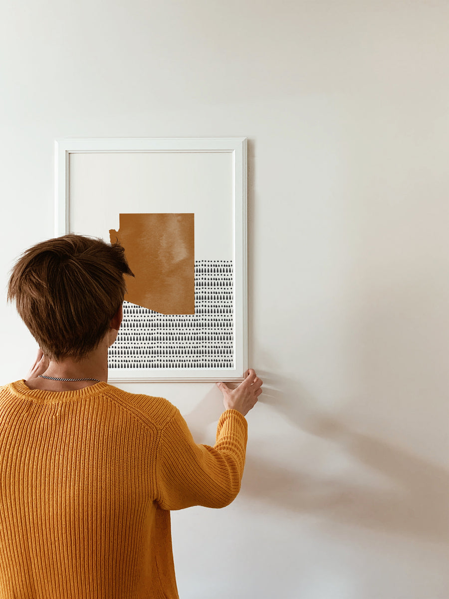 Arizona Boho Wall Art Map – Maps By Paige