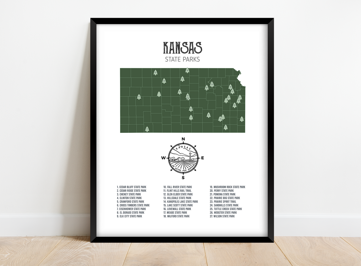 Kansas State Parks Map – Maps By Paige