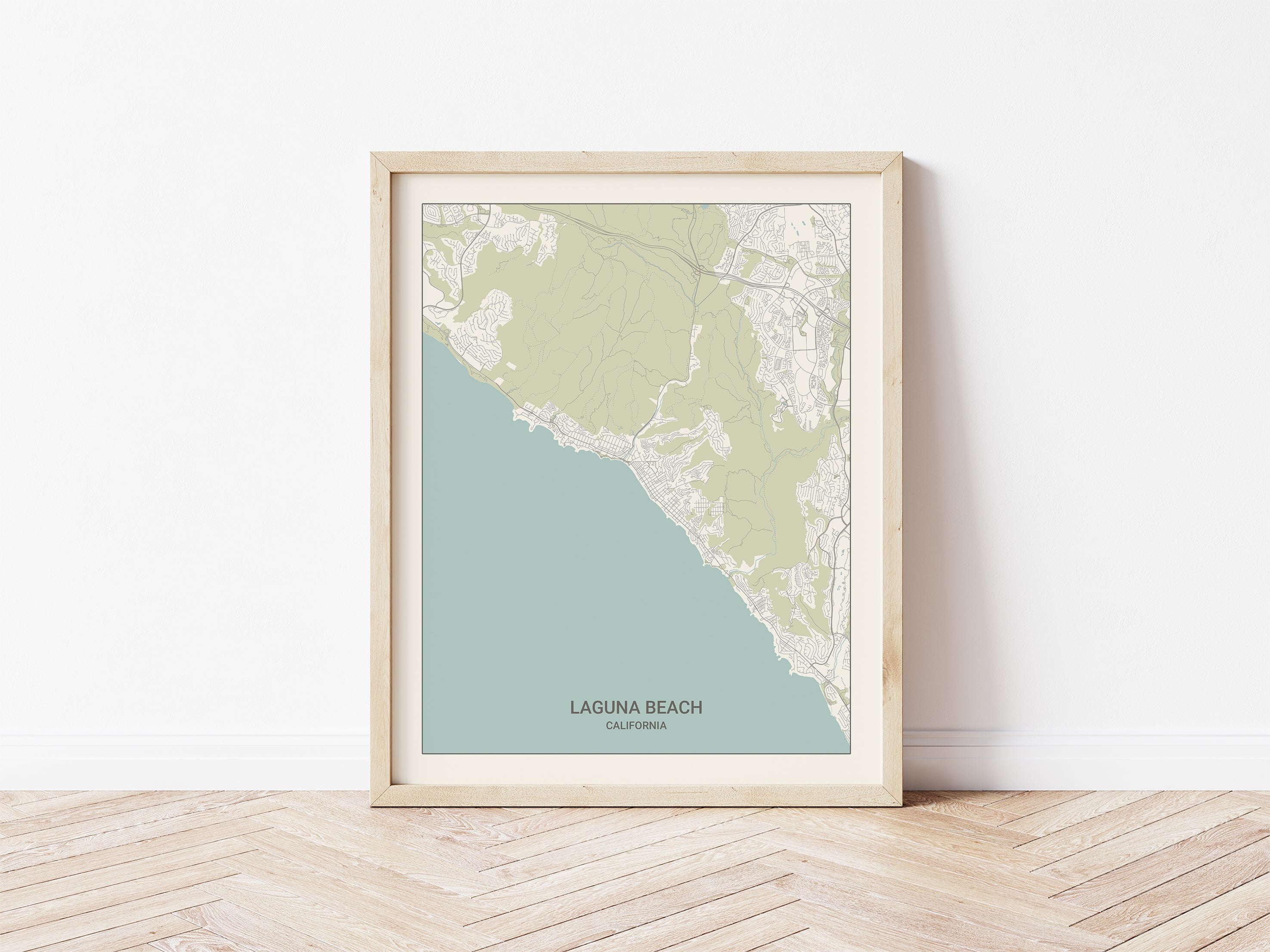 California Map Laguna Beach Map Of Laguna Beach, CA