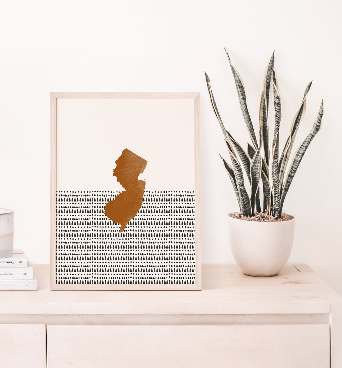 New Jersey Boho Wall Art Map – Maps By Paige